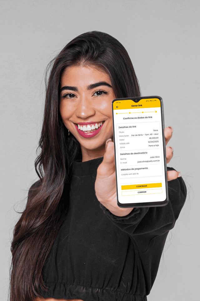 Yelly - Link de Pagamento